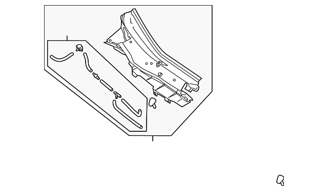2017-2018 Mazda CX-5 Cowl Grille KB7W-50-7R0C | Mazda-Parts
