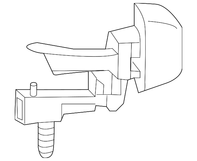 2009-2012 Chevrolet Traverse Rear License Plate Lamp 22788117 GM ...