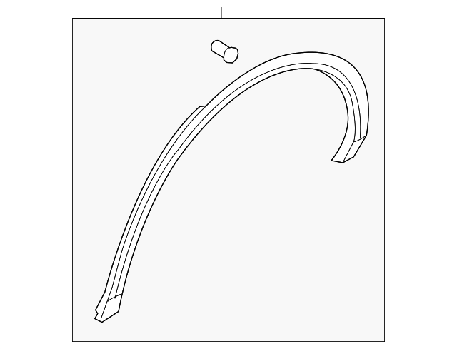 2018-2023 Audi Wheel Arch Molding 80A-853-818-A-GRU | AutoNationParts.com