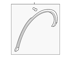 2018-2023 Audi Wheel Arch Molding 80A-853-818-A-GRU | AutoNationParts.com