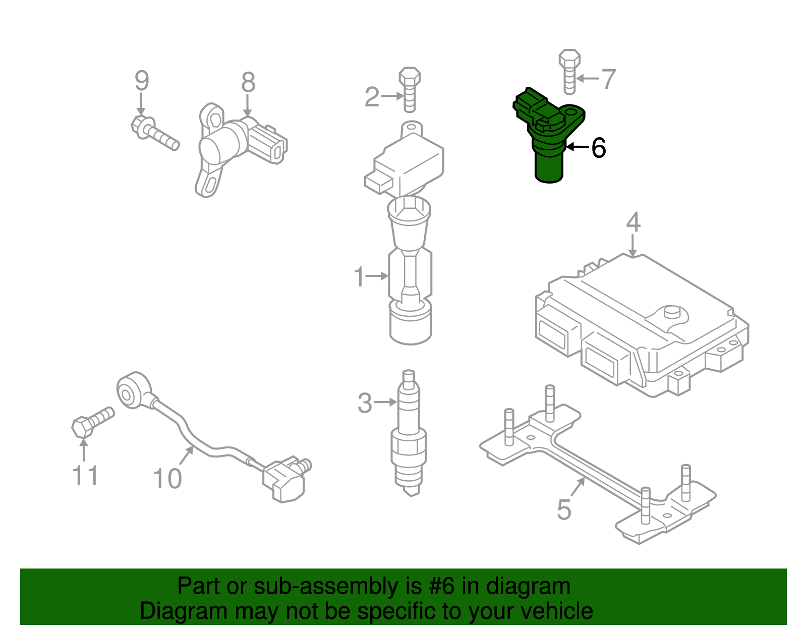L3G2-18-230 - Engine Camshaft Position Sensor 2006-2015 Mazda | Florida ...