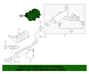 28795-2V100 - Heat Shield 2012-2017 Hyundai Veloster | AutoNation Parts