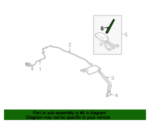 86309-02090 - Radio Antenna Mast 2009-2015 Toyota | AutoNationParts.com