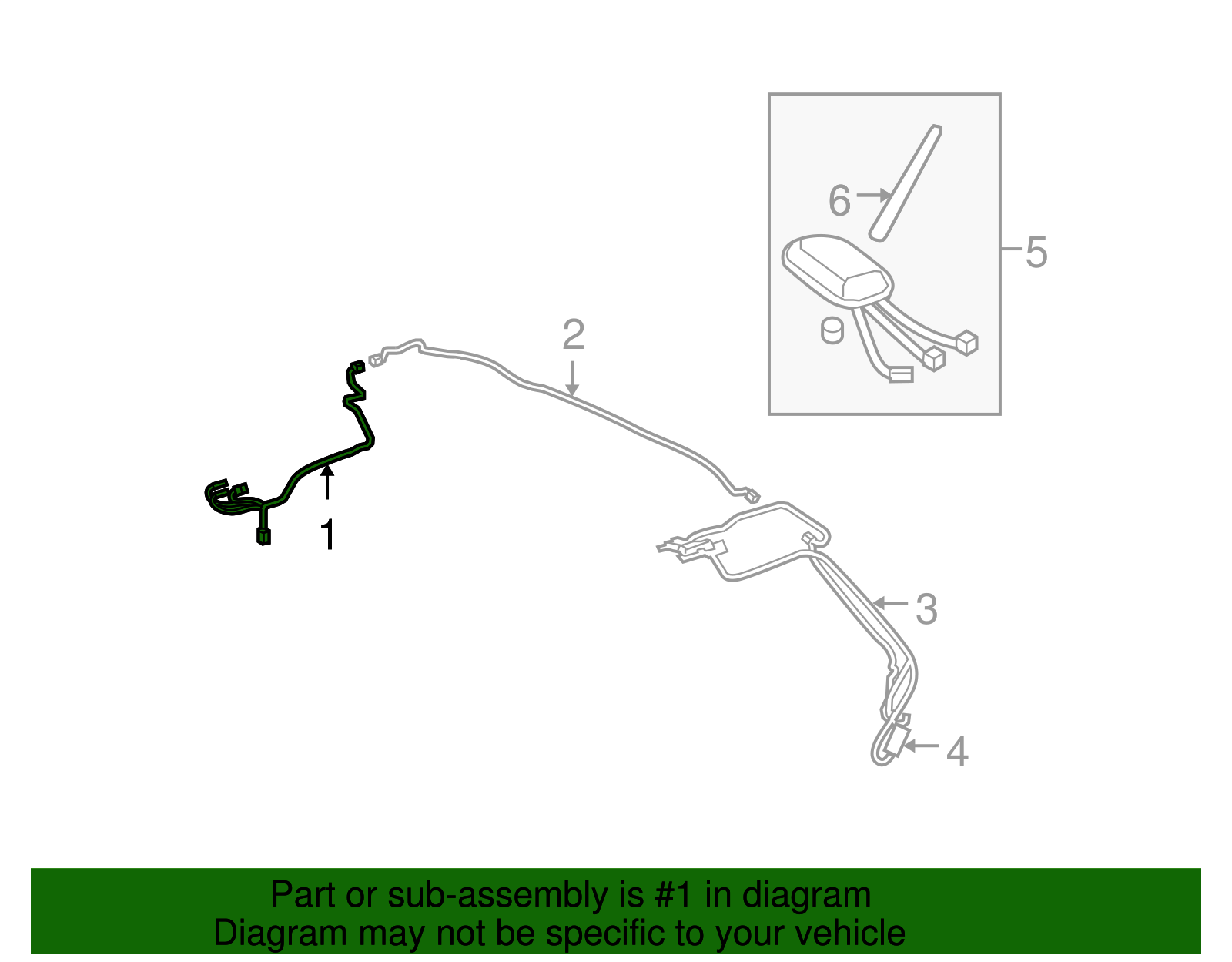 86101-0T140 - High-Quality Antenna Cable for 2015 Toyota Venza ...