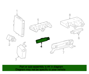 2011-2023 Toyota Keyless Entry Antenna 899A0-08010 | Toyota Parts Center