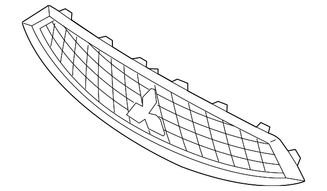 2017-2019 Mitsubishi Mirage G4 Upper Grille 6402A377 | Mitsubishi Parts ...