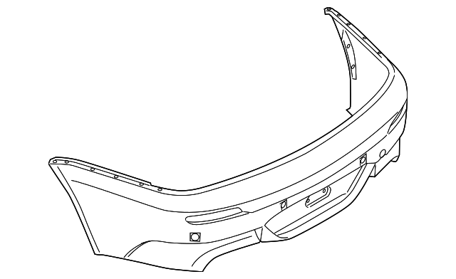 51127899501 - 2006-2010 BMW M6 Bumper Cover (51-12-7-899-501) | BMW of ...