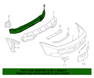 51128044544 - 2006-2010 BMW M6 Reinforced Beam (51-12-8-044-544) | BMW ...