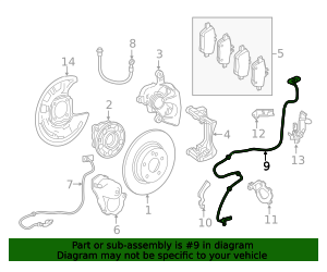 2017-2019 Infiniti QX30 ABS Wheel Speed Sensor 47900-HG00A ...