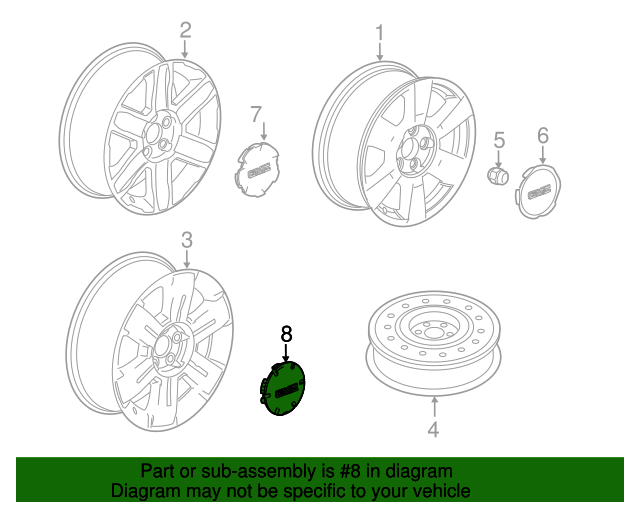 2010-2017 GMC Terrain OEM NEW 2010-2017 GM GMC Terrain 19" Wheel Hub ...