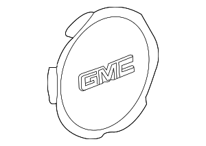 2013-2015 GMC Terrain Button Style Center Cap with GMC Logo 22884890 ...