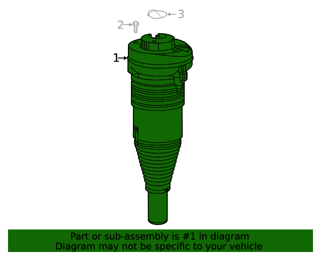 Genuine Audi 4K0-616-039-M | Air Spring | FREE Shipping on Most Orders ...