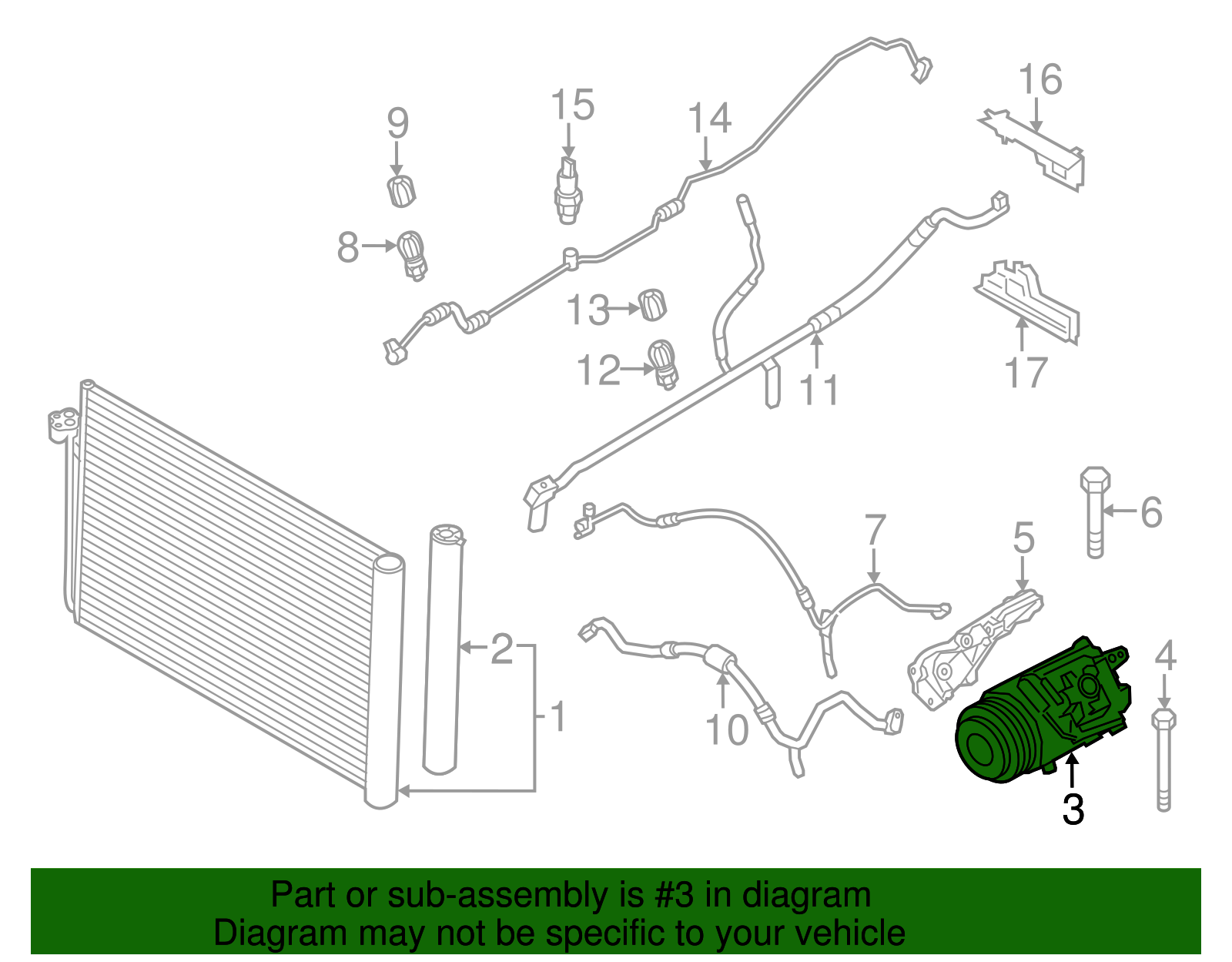 64529399060 - 2010-2019 BMW Compressor (64-52-9-399-060) | BMW of South ...