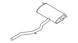 2019-2021 Volvo XC60 Rear Muffler 32292070 | TascaParts.com