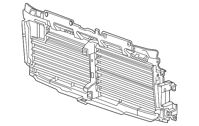2024-2025 GMC Sierra 2500 HD Upper Shutter 85021606 | Courtesy Parts