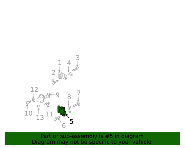 463-720-43-03 - Door Hinge 2019-2023 Mercedes-Benz | AutoNationParts.com