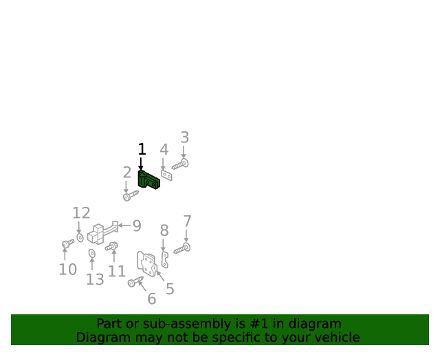 2019-2023 Mercedes-Benz Door Hinge 463-720-41-03 | AutoNationParts.com
