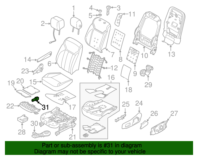 2017-2023 Land Rover Position Sensor LR087679 | OEM Parts Online