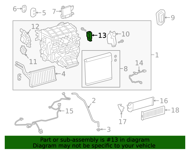 2018-2021 Toyota Expansion Valve 88515-06140 | OEM Parts Online