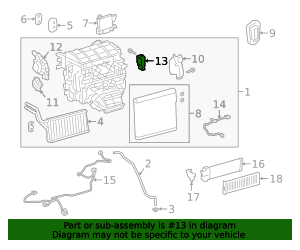 2018-2021 Toyota Expansion Valve 88515-06140 | OEM Parts Online