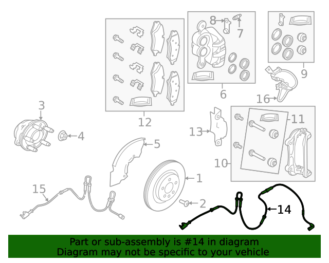 Genuine Wear Indicator for 2016-2024 Land Rover | Land Rover Part ...