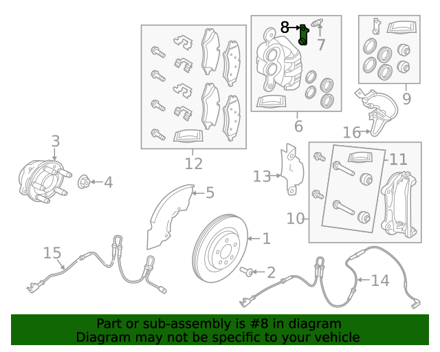 Genuine Caliper Assembly Dust Cap for 1995-2024 Land Rover | Land Rover ...