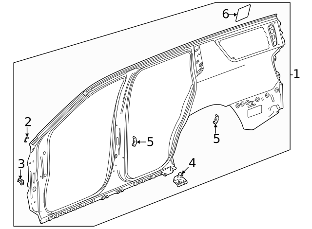 2021-2024 GM Uniside Assembly 85595978 GM | GMPartsDirect.com