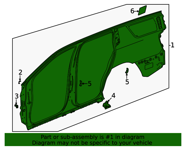 2021-2024 GM Uniside Assembly 85595978 GM | GMPartsDirect.com