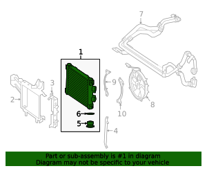 463-500-33-02-64 - Engine Oil Cooler 2019-2023 Mercedes-Benz G 550 ...