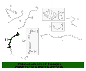 AT4Z-6A664-B - PCV Hose 2011-2020 Ford | AutoNationParts.com
