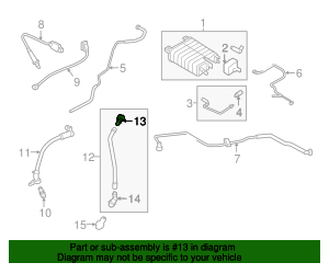 2009-2023 Ford PCV Tube Connector 7T4Z-9E499-D | TascaParts.com
