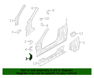 41-00-7-494-525 - Uniside Panel Reinforcement - 2019-2025 BMW | BMW ...