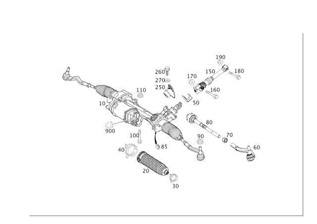 218-330-04-00 - Tie Rod 2012-2018 Mercedes-Benz | Mercedes-Benz USA Parts