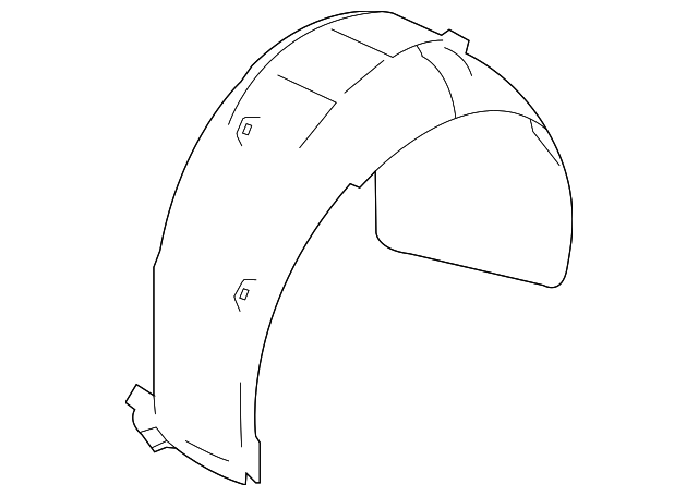 2017-2023 Porsche Panamera Wheelhouse Liner 971-810-971-A | OEM Vehicle ...