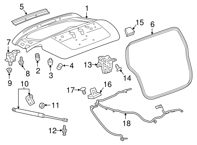 2016-2020 Chevrolet Spark Pull Pocket 42645358 | GMPartsDirect.com