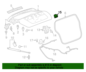 2016-2020 Chevrolet Spark Pull Pocket 42645358 | GMPartsDirect.com