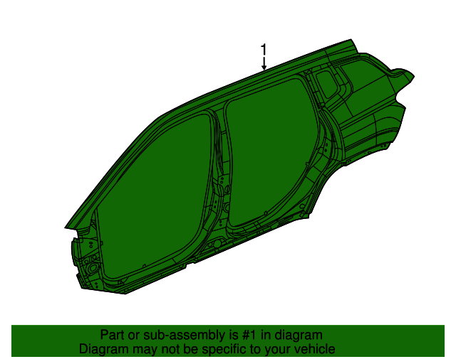 2017-2020 Jeep Compass Uniside - Passenger Side (RH) 68243522AD ...