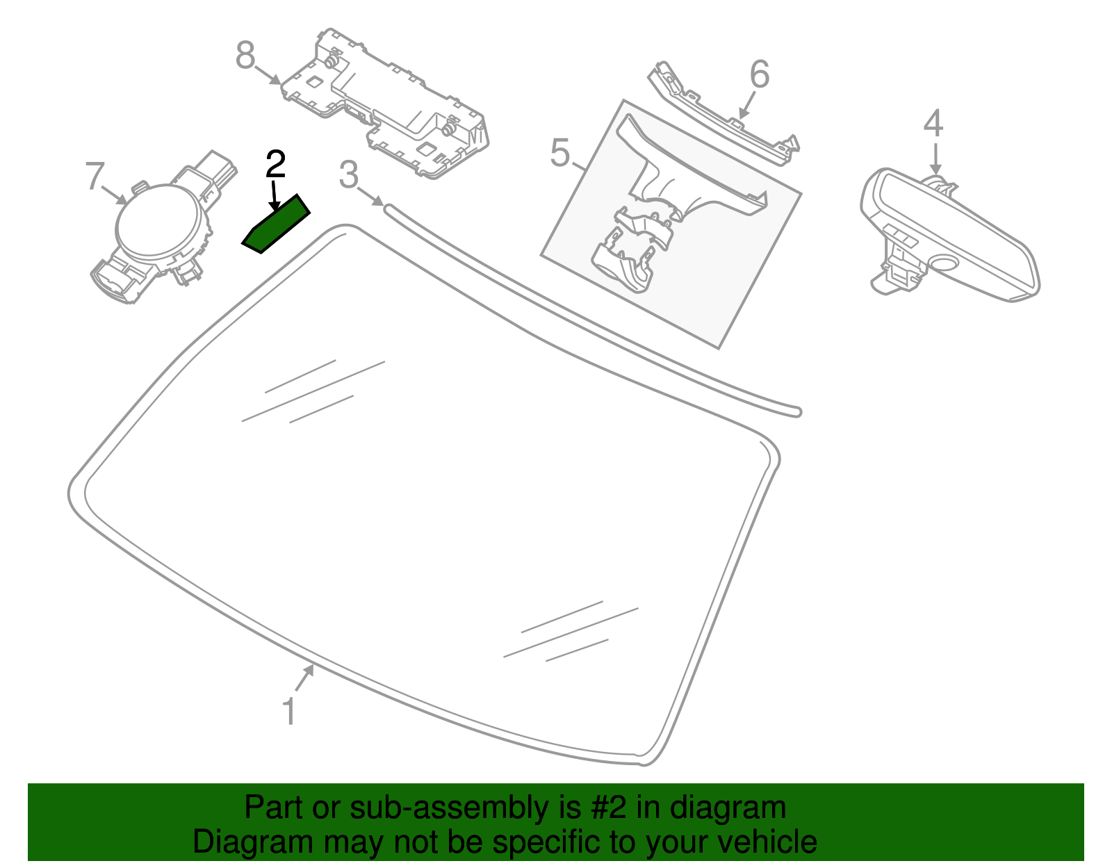 51-31-7-288-462 - Lift Gate Glass Bumper - 2011-2021 BMW | Buy BMW ...