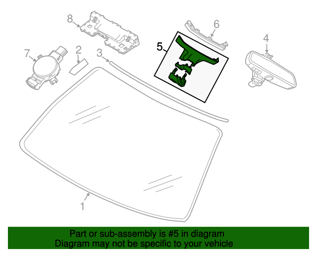 2016-2023 BMW Mirror Cover 51166817653 | OEM Parts Online