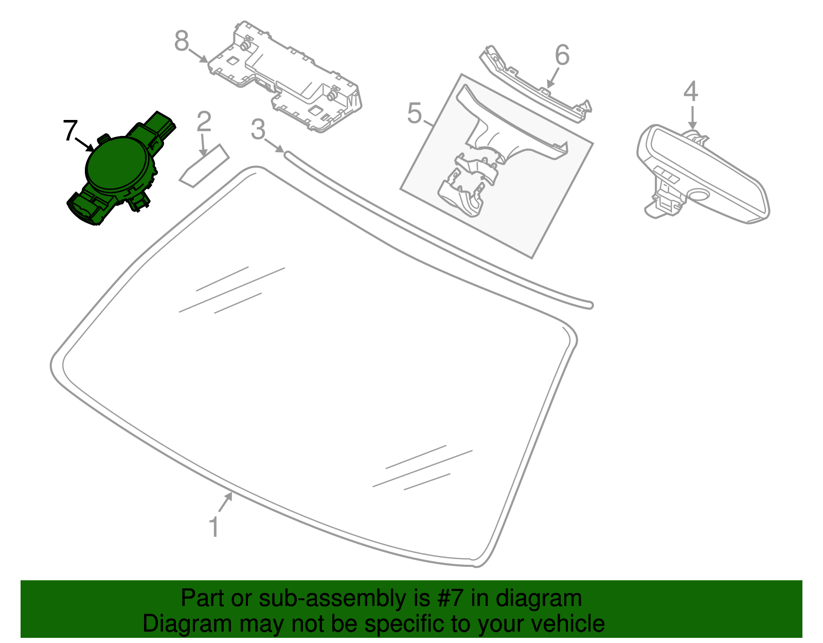 2012-2025 BMW | Sensor | 61355A70A01 | BMW OEM Parts Store