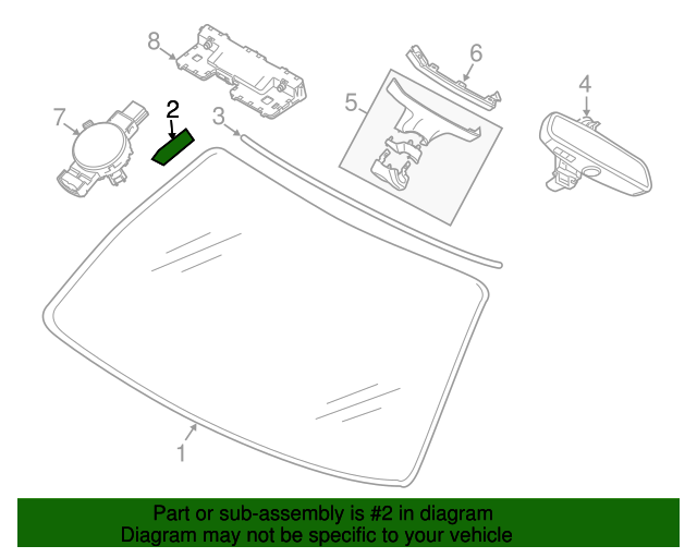 51317288462 - 2011-2024 BMW Side Molding Bumper (51-31-7-288-462) | BMW ...