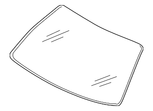 51317388745 - 2017-2020 BMW 5 Series Front Windshield w/ Heads Up ...