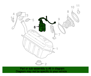 171-470-33-94 - Electric Fuel Pump 2005-2011 Mercedes-Benz | AutoNation ...