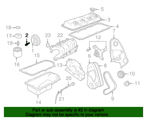 1995-2010 Mopar Crankshaft Pulley Bolt 06503553 | Mopar Parts Canada