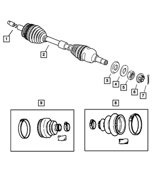 2007-2017 Mopar OEM NEW 2007-2017 Mopar Dodge Chrysler Compass Ram ...