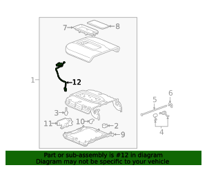 2021-2024 GM Front Floor Console Compartment Lamp 85565382 | OEM Parts ...