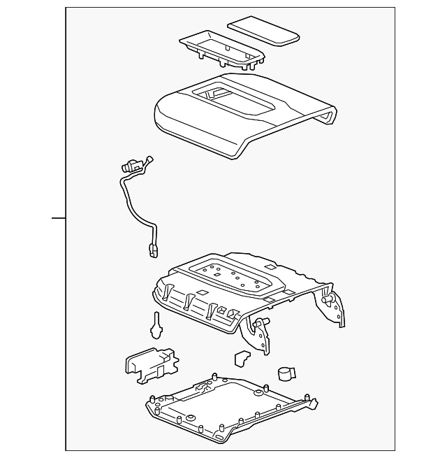 2021-2024 GM Armrest Assembly 85126939 | Capital Chevrolet Parts