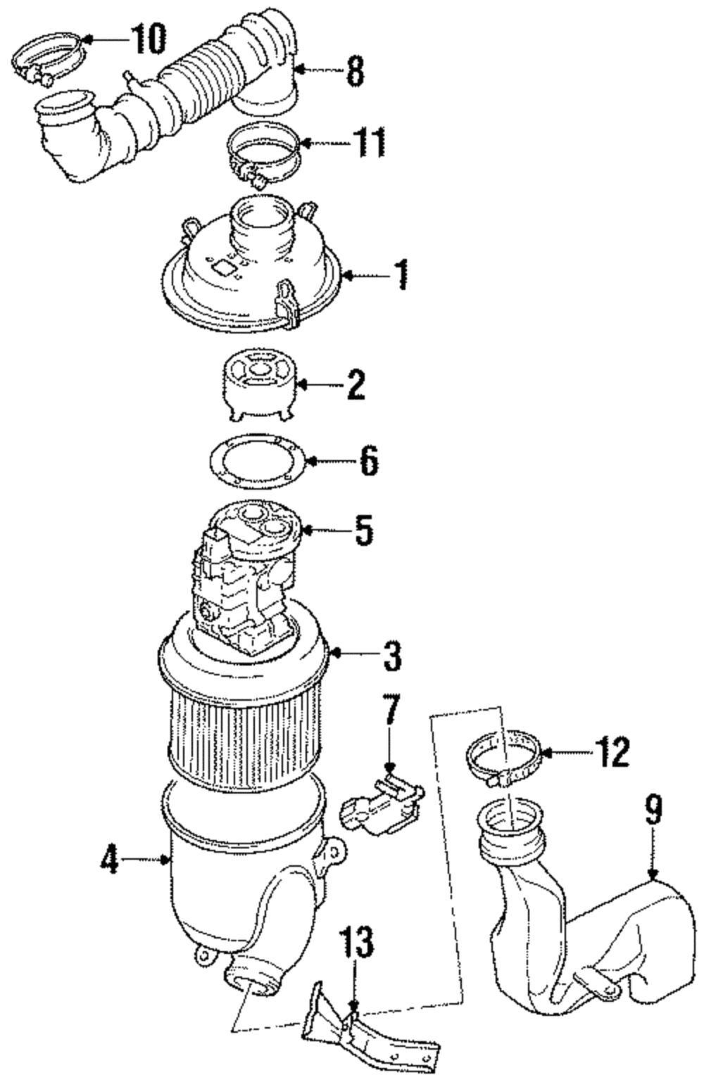 1989-1998 Hyundai Air Mass Sensor Gasket 28180-32510 | Hyundai ...