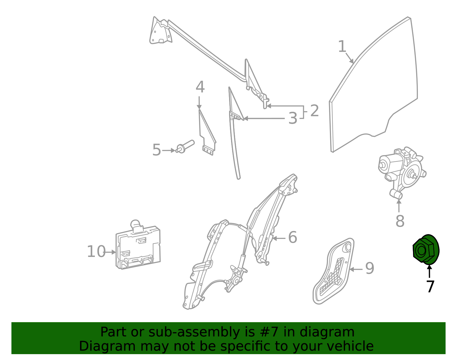 2012-2024 Porsche Regulator Assembly Nut N-905-708-02 | Porsche Marin