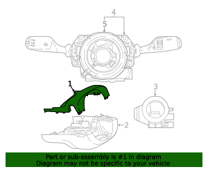 51459363417 - 2018-2022 BMW Upper Column Cover (51-45-9-363-417) | BMW ...